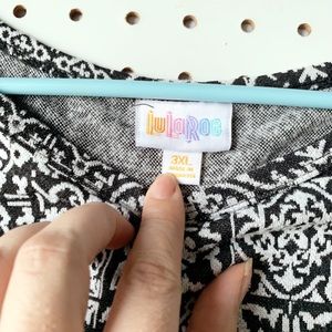 LuLaRoe | Dresses | 3xl Llr Julia Sheath Dress Black White Jacquard ...